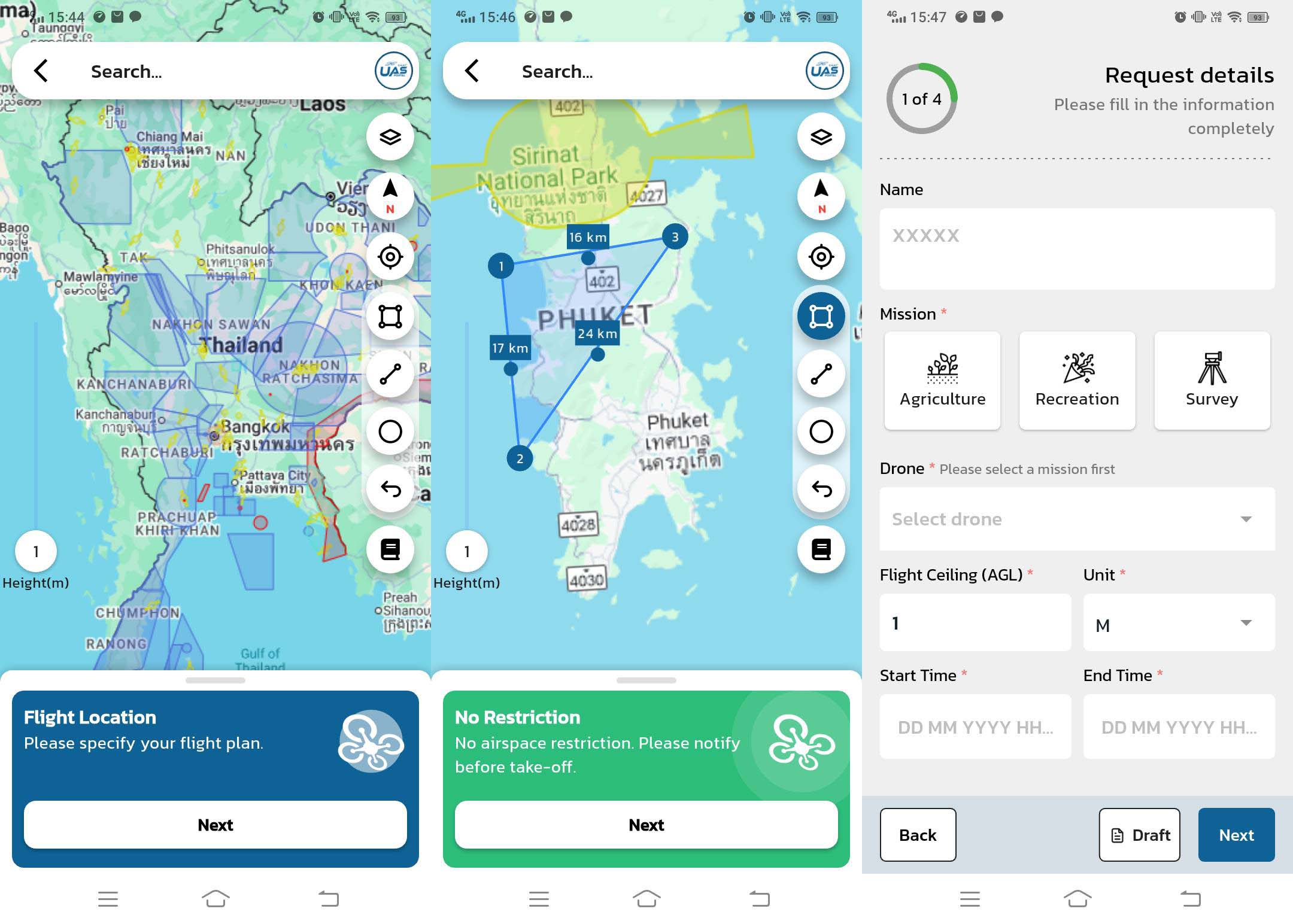 About the CAAT UAS Portal Mobile Application – FEIC (Thailand) Limited